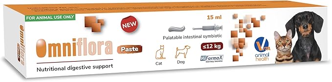 VITA ANIMAL HEALTH - Omniflora (15ml), Paste Nutritional Digestive ...