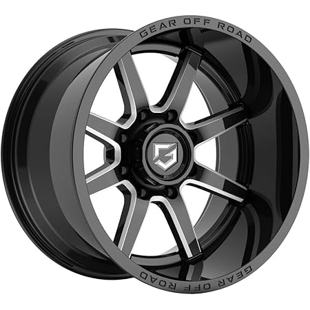 Amazon.com: Gear Off Road 762BM Pivot 22x12 8x170-44mm Black/Milled ...