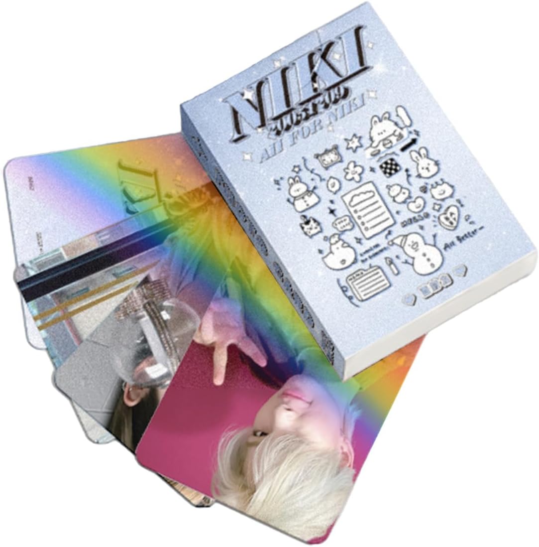 NI-KI Laser Cards 50pcs ENHYPEN Photocards ENHYPEN NI-KI Album cards NI ...