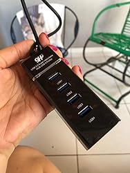 Expansor Hub Usb 3.0 4 Portas Com Led Super Rápido 5.0 Gbps,( cores ...