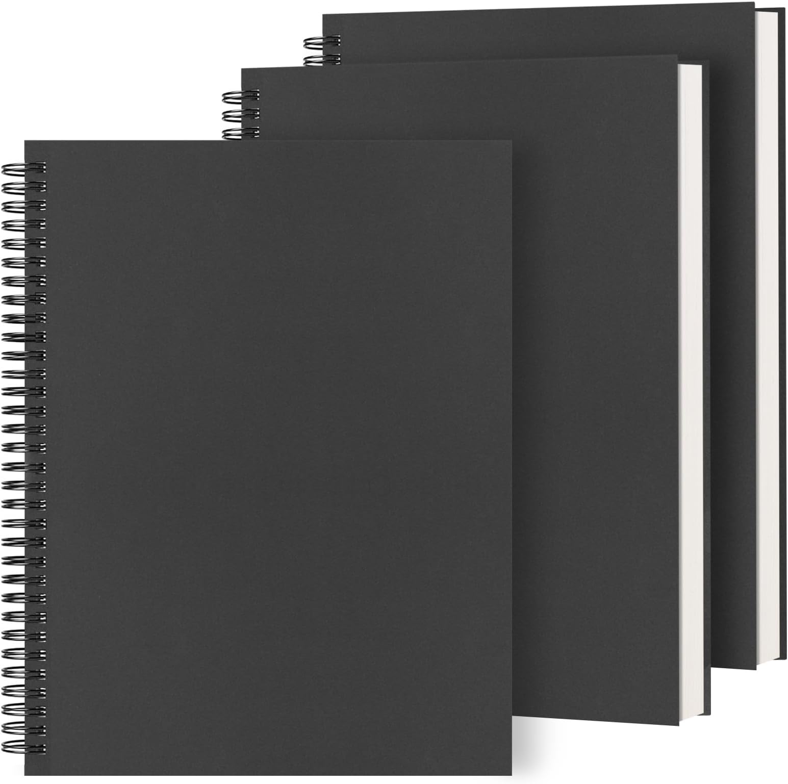 Amazon.com : Simfree 3 Pack A5 Spiral Notebook,Lined Spiral Journal ...