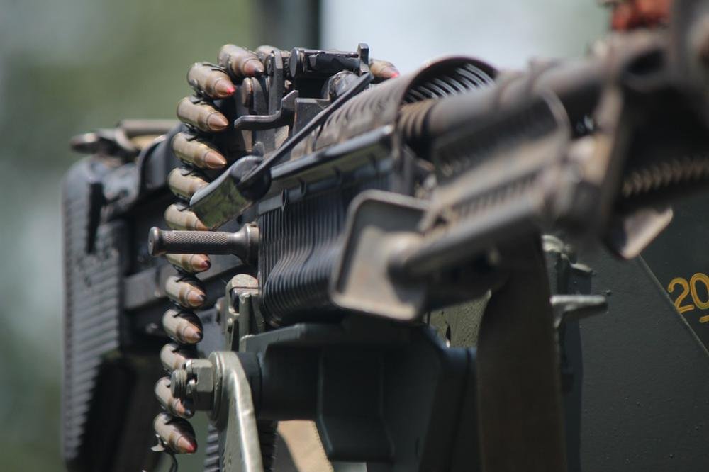 Laminated 36x24 Poster M60 Machine Gun Army Firearm Gun Machine ...