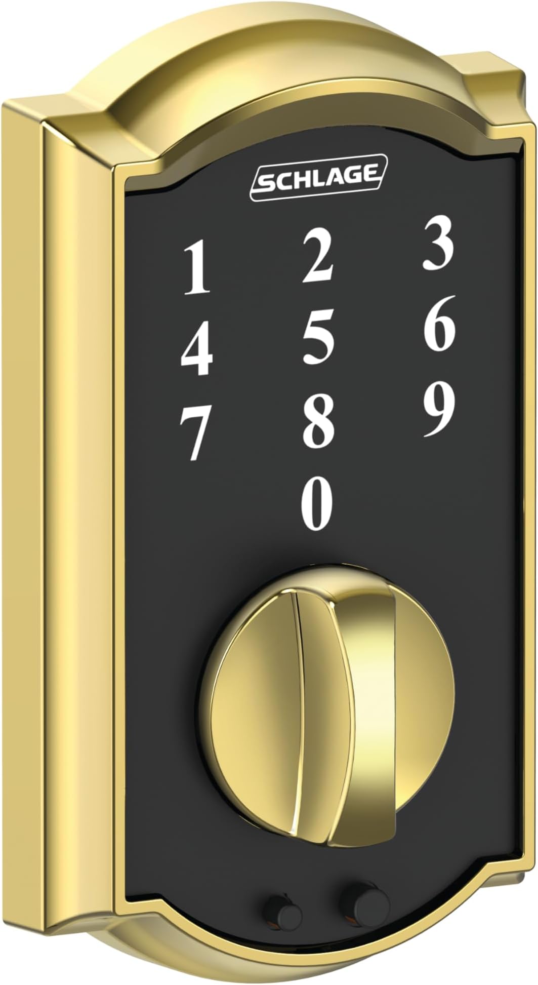 SCHLAGE BE375 CAM 605 Touch Keyless Touchscreen Electronic Deadbolt ...