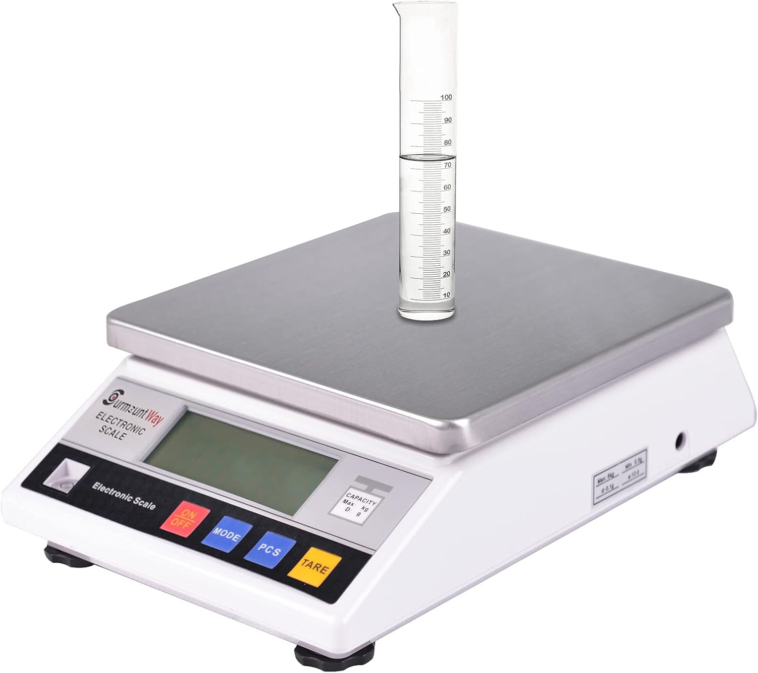 SurmountWay High Precision Scale 6kg x 0.1g Accurate Digtal Laboratory ...
