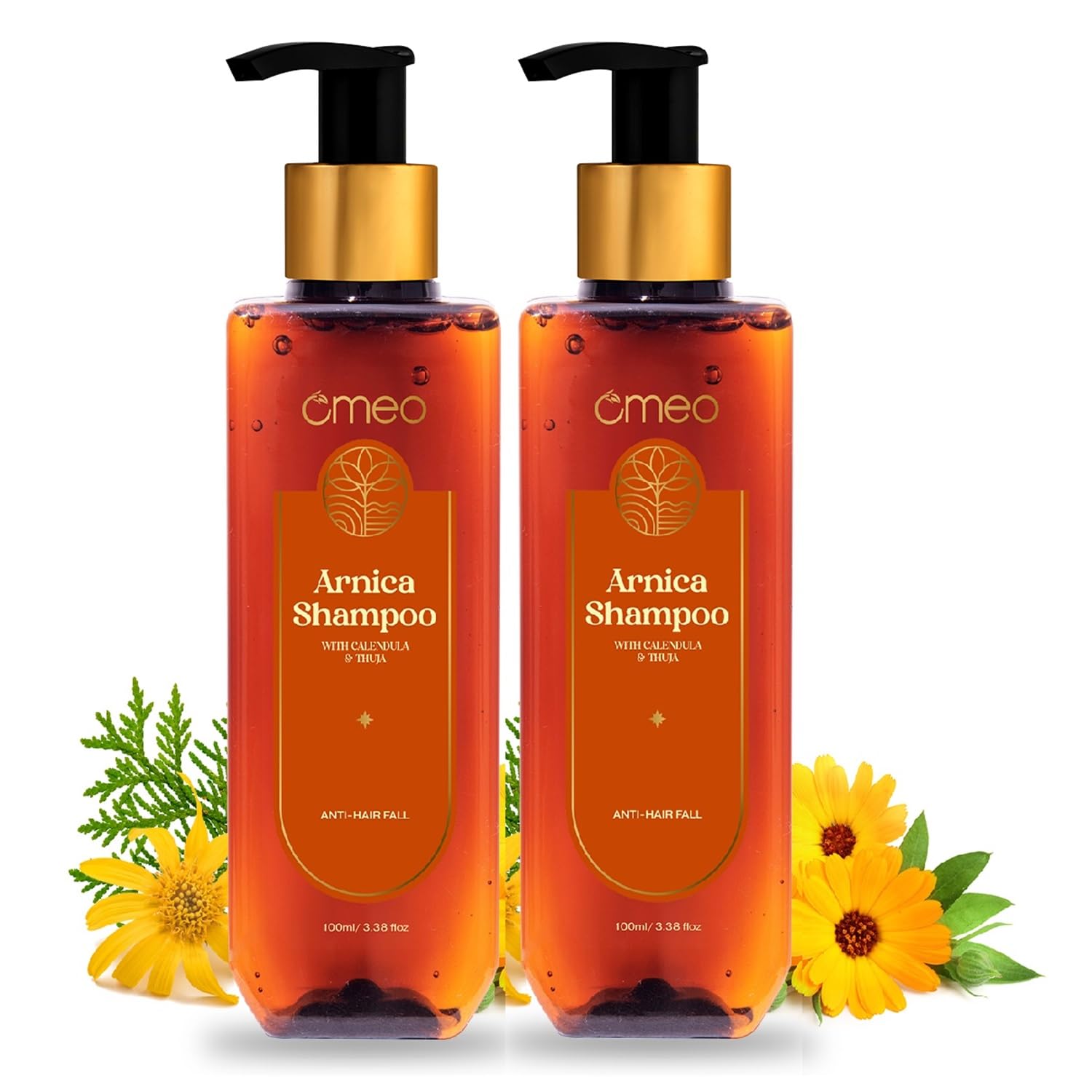 Buy Omeo Arnica Shampoo - 100ml (Pack of 2) with Natural Extracts of ...