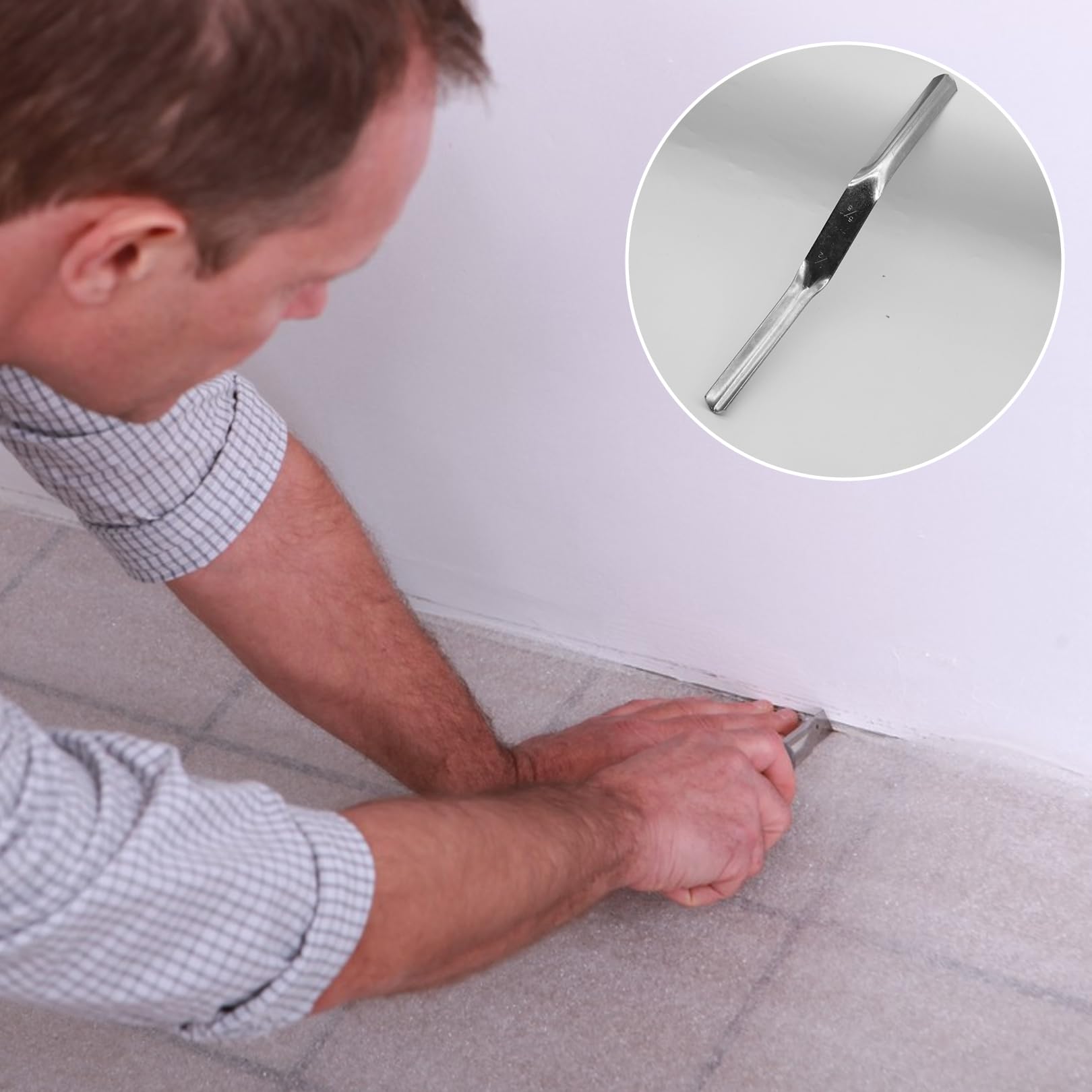 2 Pcs Brick Jointer Tool 1/2 inch x 5/8 inch,Double End Mortar ...