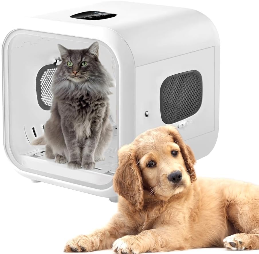 Amazon.com : BESTZONE Automatic Pet Dryer Box for Cats and Small Dogs ...