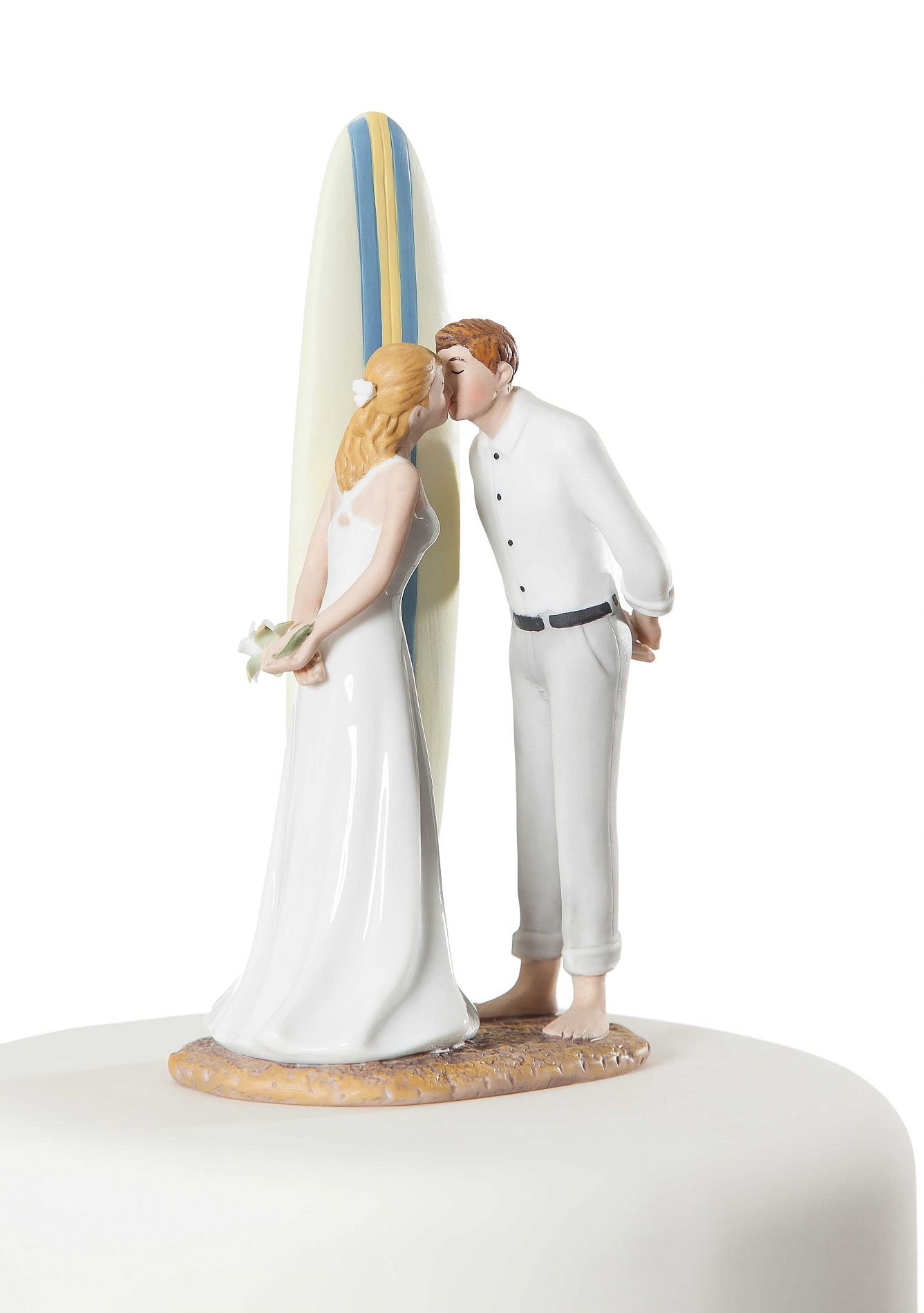 Beach Wedding Cake Toppers Bride And Groom