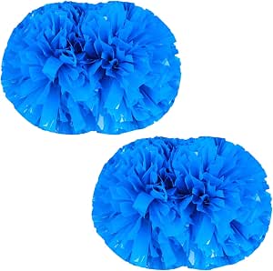 Amazon.com: Pom Poms Cheerleading, 2 Pack Cheerleader Pom Poms Plastic ...