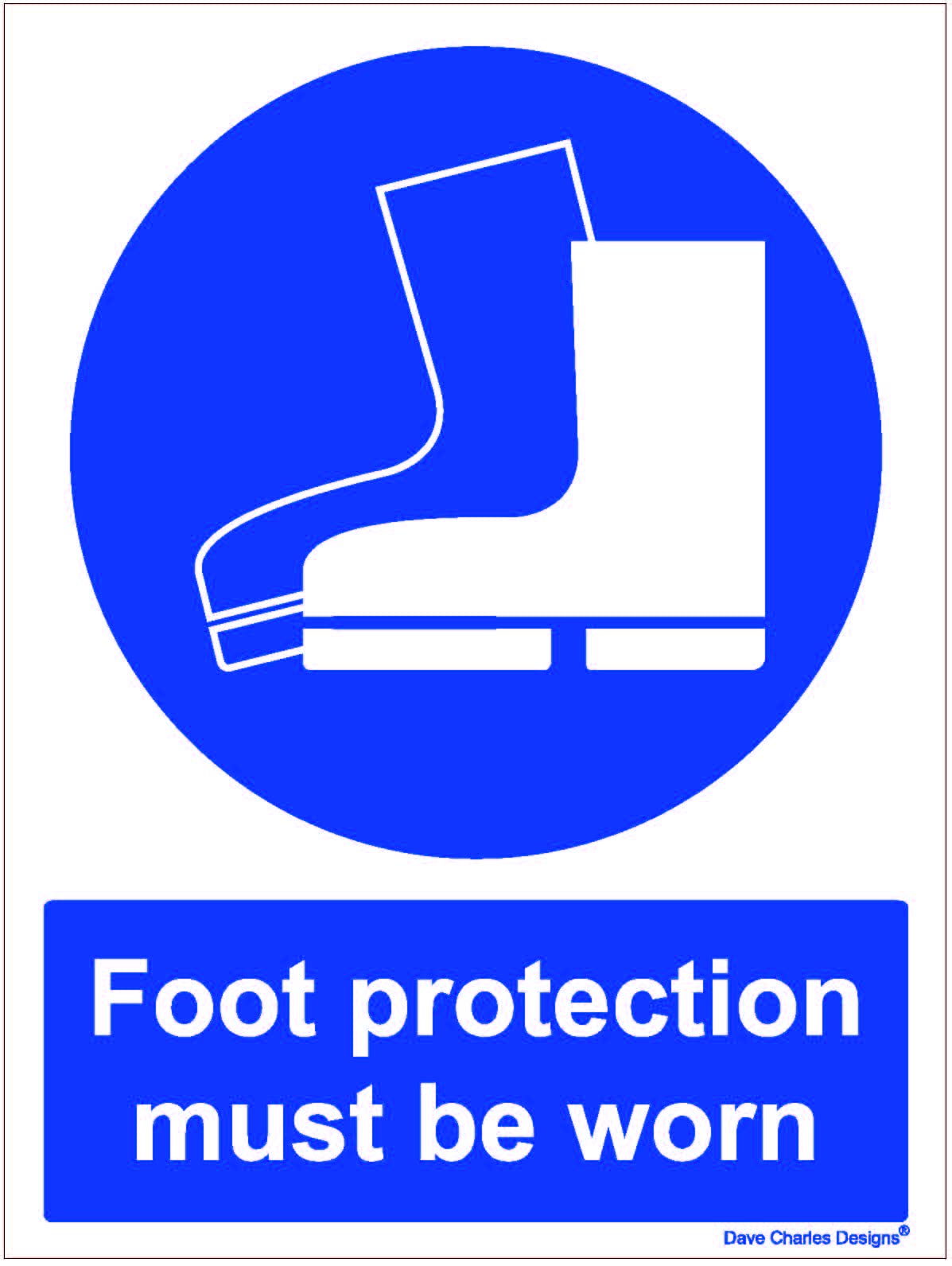 Foot Protection Sign