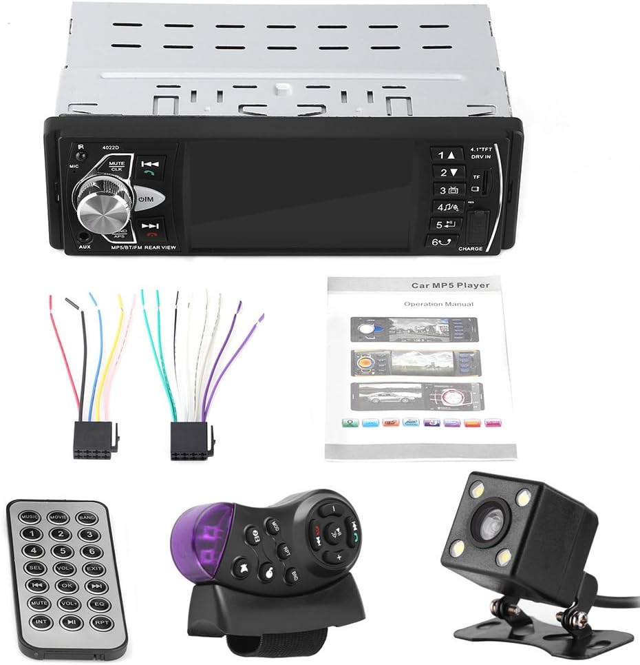 Car MP5 Player Kit, 4.1 Inches TFT HD Bluetooth Car MP5 Player Car ...
