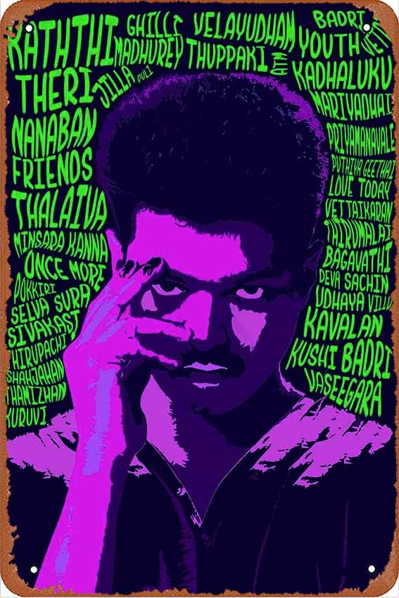 Amazon.com: Ilayathalapathy Vijay Fan Poster Filmy Art Poster 12 inch X ...
