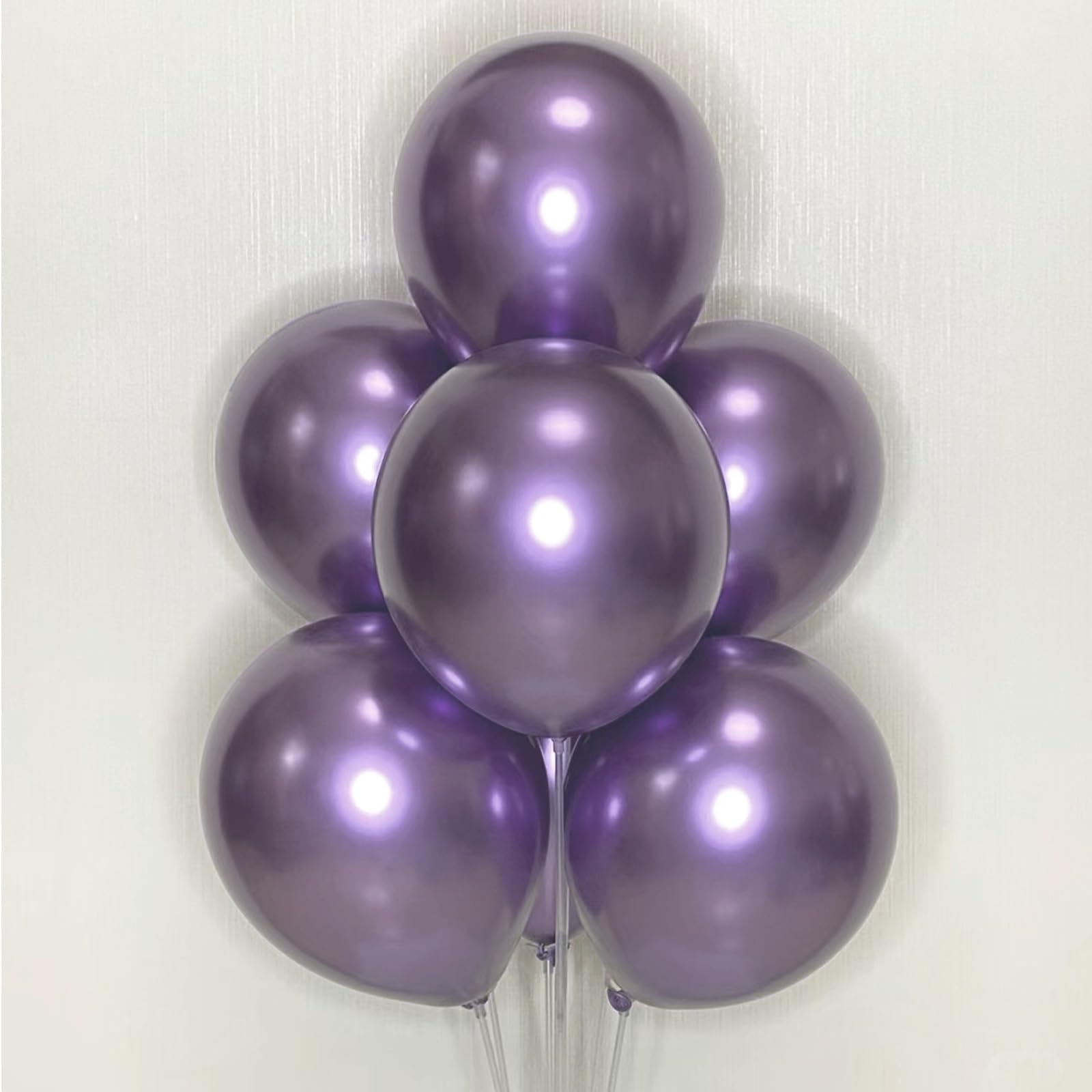 Snapklik.com : Scmdoti Metallic Taro Purple Balloons - 12, 10, 5 Inch ...