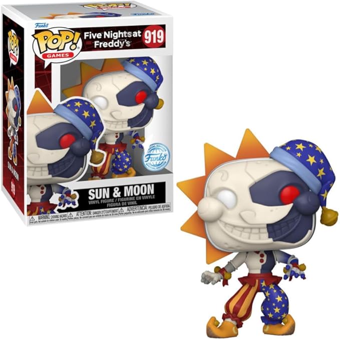 Amazon.com: Funko Five Nights at Freddy's POP! Games Sun & Moon Vinyl ...