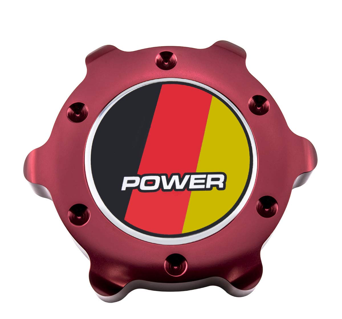 Vms Racing Red Oil Cap Power Bry Oil Cap Emblem | Desertcart Philippines
