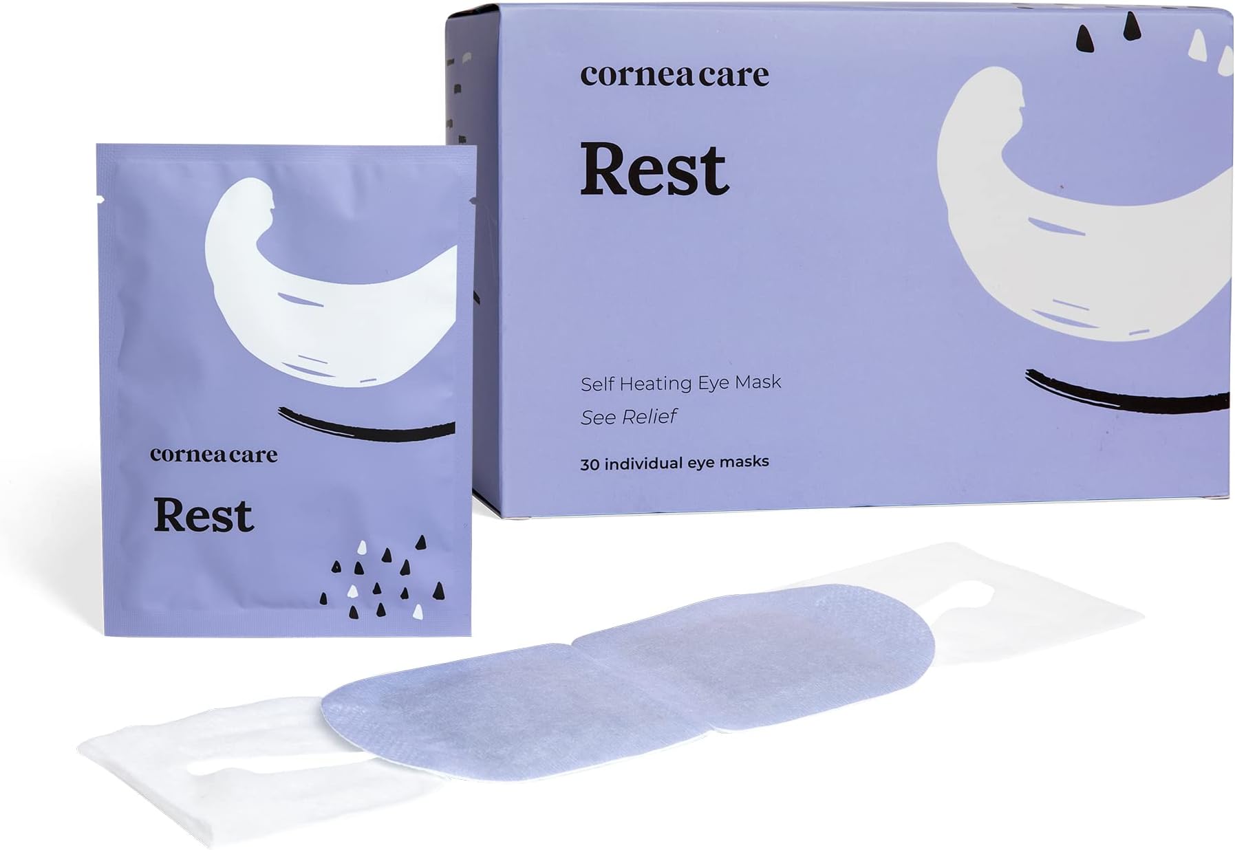 Amazon.com: CorneaCare Rest: Self Heating Warm Compress for Eyes ...