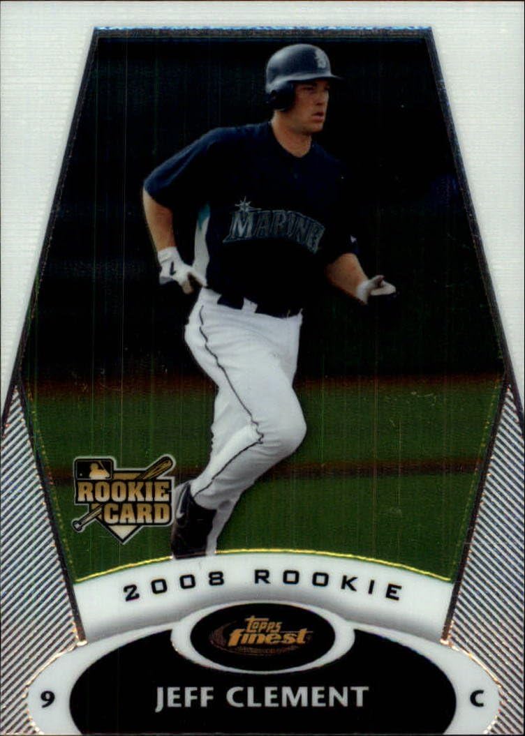 Amazon.com: 2008 Finest #134 Jeff Clement RC MLB Baseball Trading Card ...