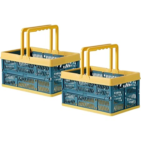 Amazon.com: CleverMade 16L Collapsible Reusable Plastic Grocery ...