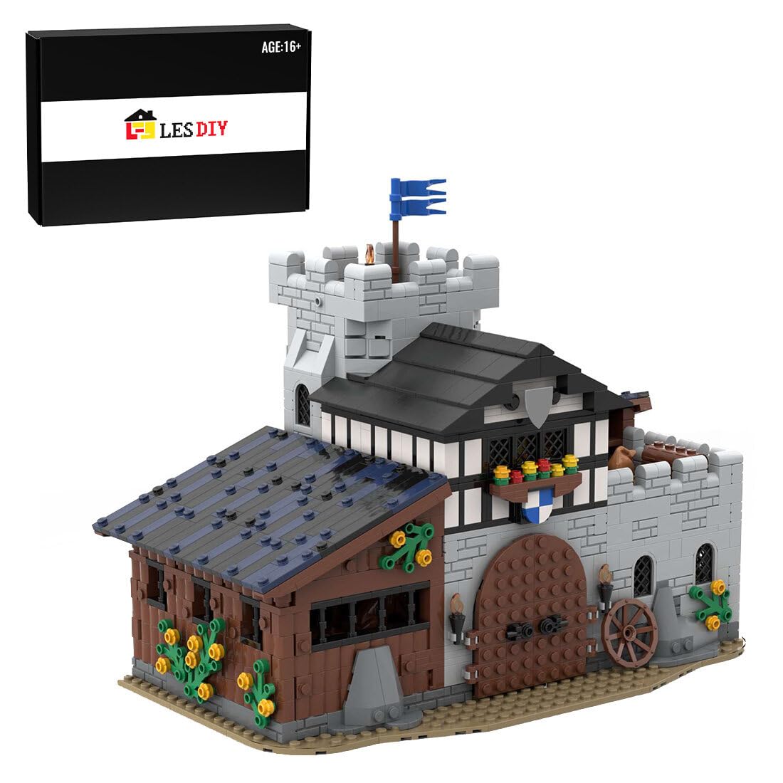 Newcomer Medieval Building Blocks, MOC-141494 Medieval Pirate ...