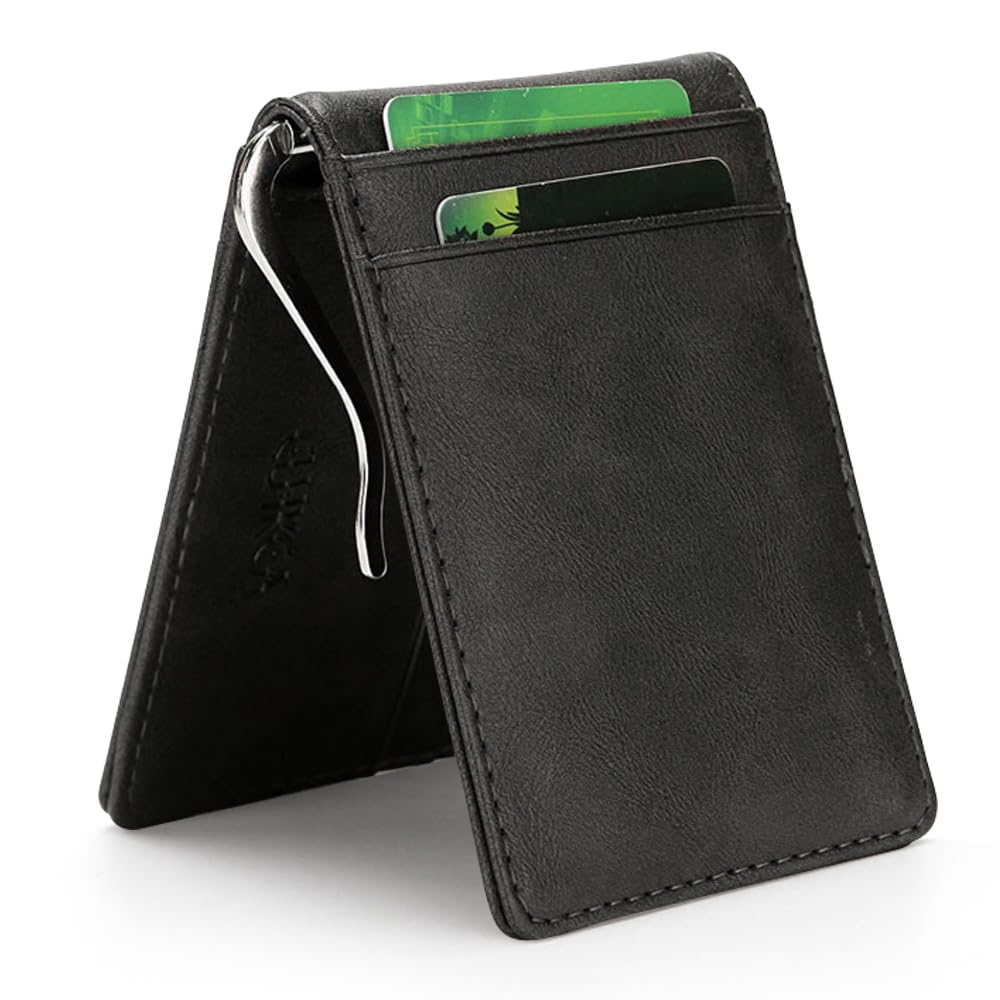 Carteras para Hombre con Dinero Clip, Carteras para Caballero RFID ...