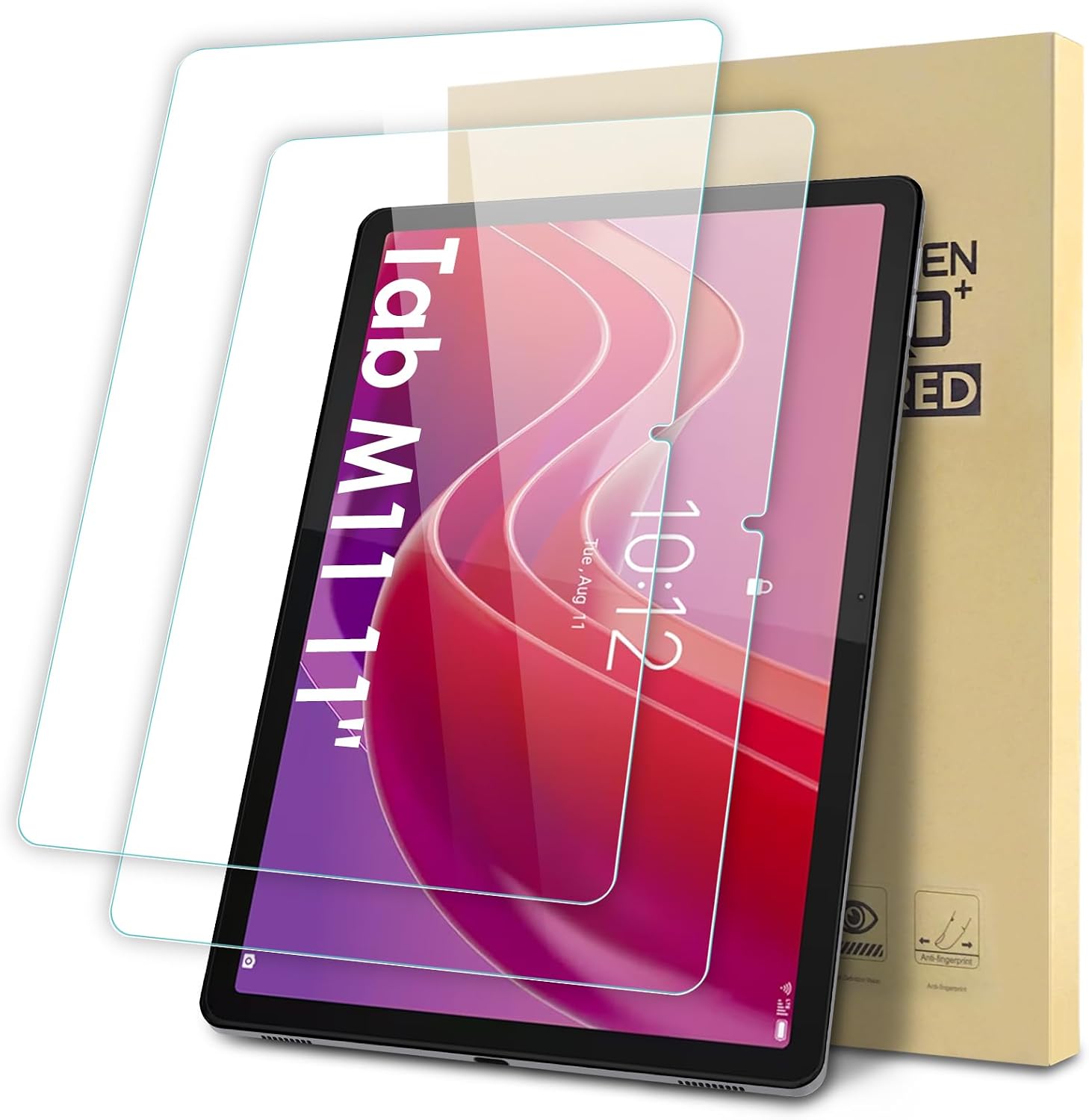 Amazon.com: Suppeak 2-Pack Screen Protector Compatible with Lenovo Tab ...