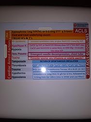 Amazon.com : Quick ACLS Card (2022 ACLS Guidelines) AHA ACLS Badge ...