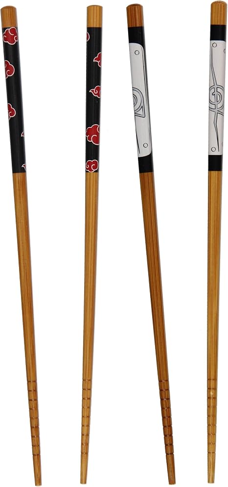Amazon.com: Naruto Shippuden 2 Pairs Collectible Anime Bamboo ...