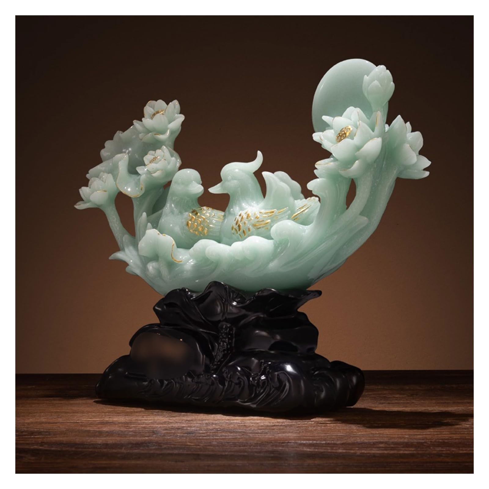Jade Statue Wedding Jade Anna A Line Hight Neck Milk Wedding Dress