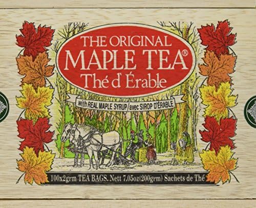 Amazon.com : The Original Maple Tea in Wood Box - 100 Tea Bags ...