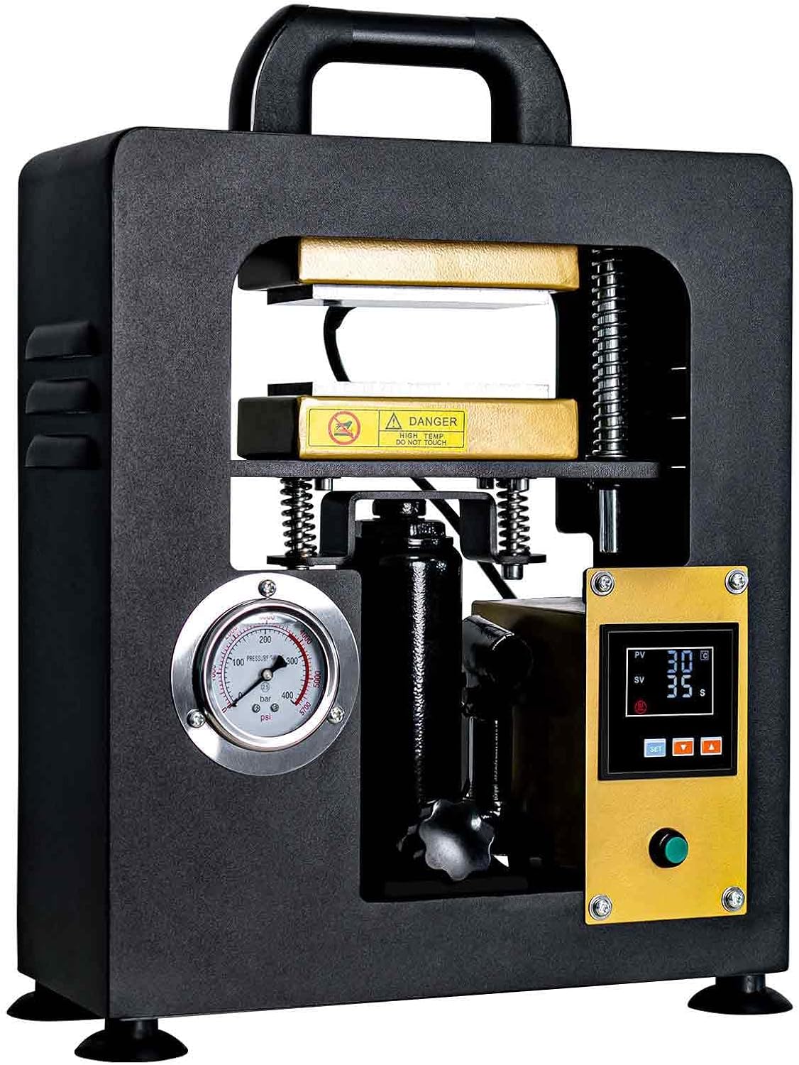 Amazon.com: Hydraulic Heat Press Machine, 5 Tons Pressure 600W Machine ...