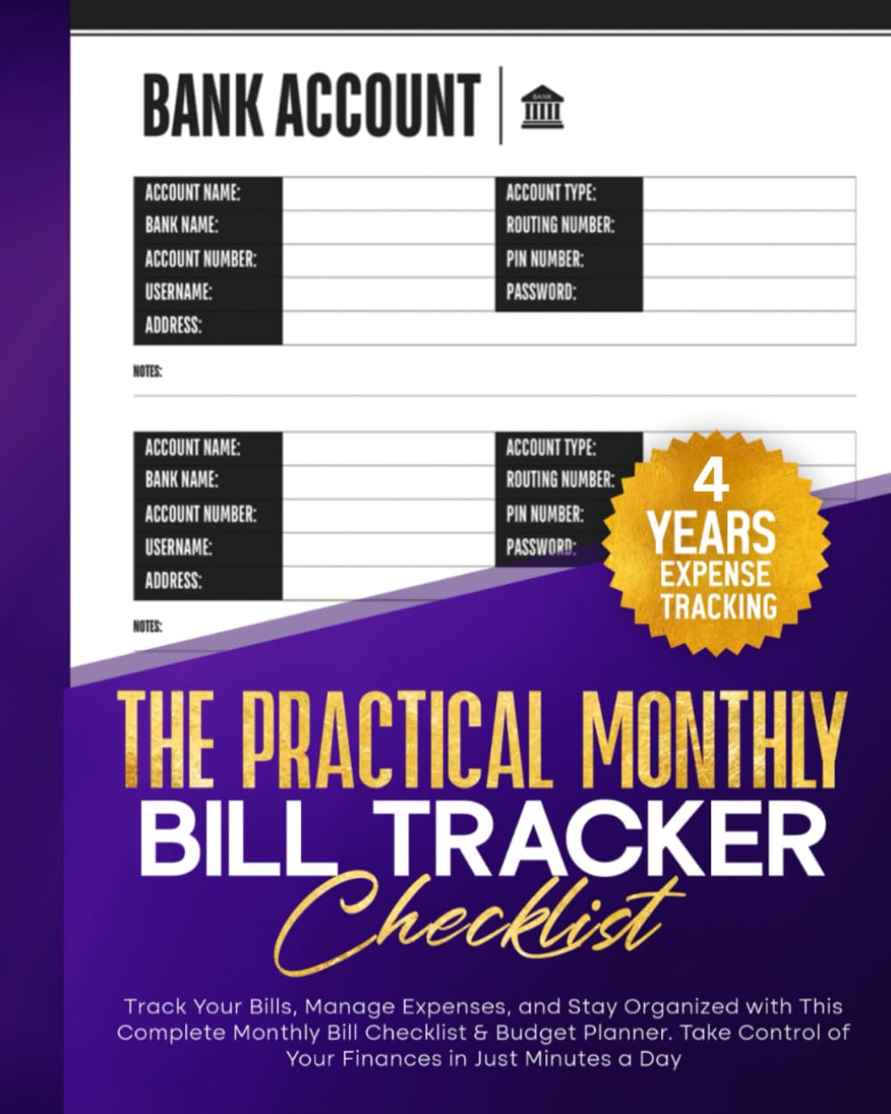 The Practical Monthly Bill Tracker Checklist: Track Your Bills, Manage ...