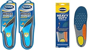 Amazon.com: Dr. Scholl's Work Insoles (Pack) // All-Day Shock Absorption and Reinforced Arch ...