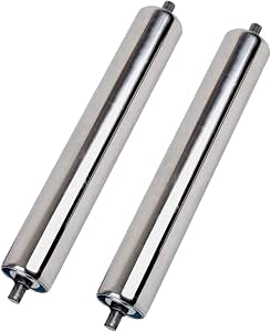 Amazon.com: 2-Pack Light Duty Roller Conveyor Galvanized End, Roller 4 ...