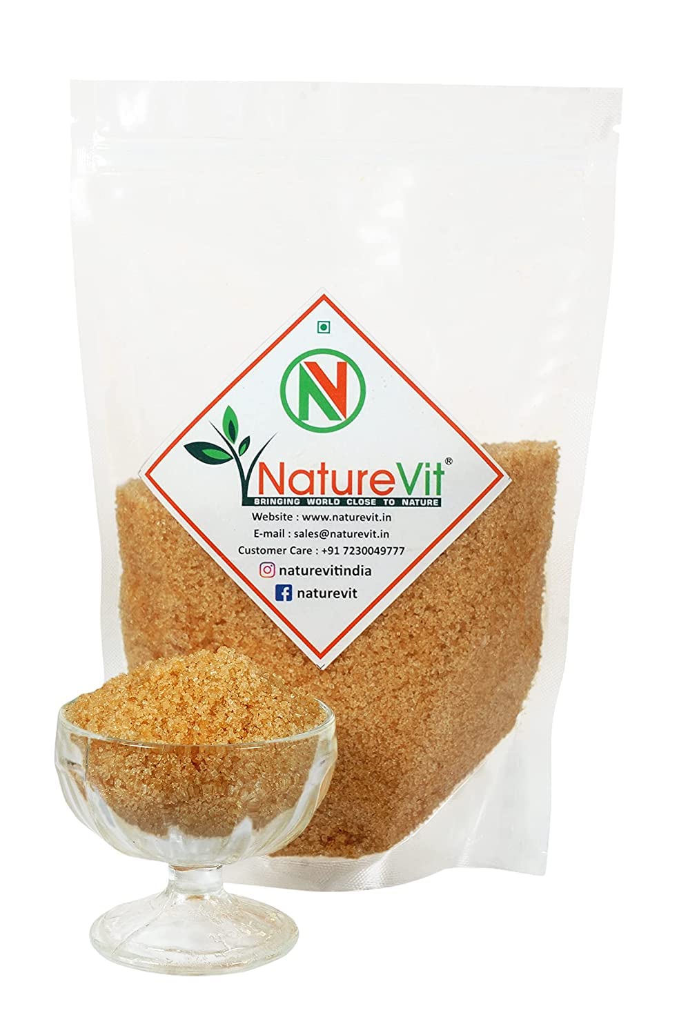 Nature Vit Natural Raw Sugar (Organic Khandsari Sugar)|Unrefined ...