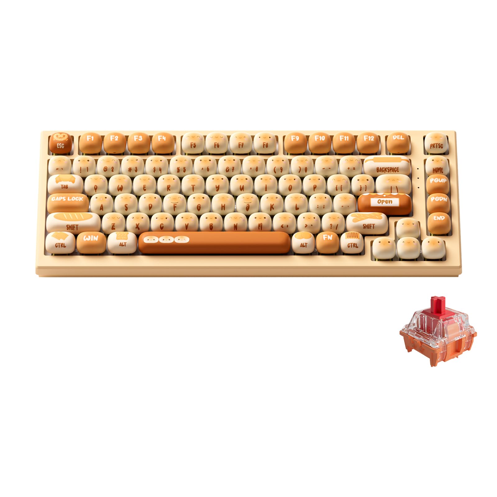 Buy MONSGEEKMG75W Bun Wonderland Wireless Mechanical Keyboard 75% Hot ...