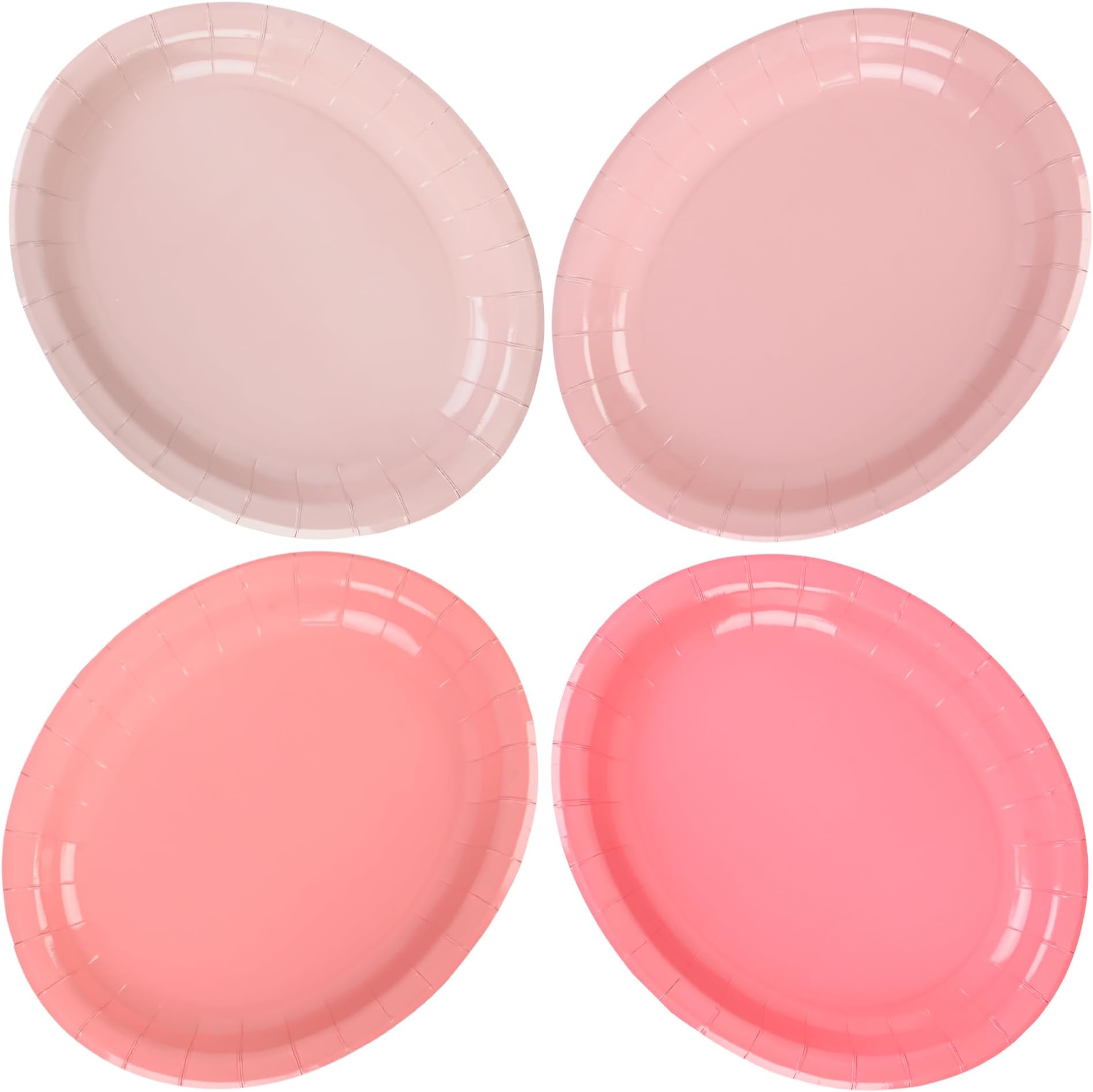 Amazon.com | Creative Converting Oval Platter, 10" x 12", Classic Pink ...