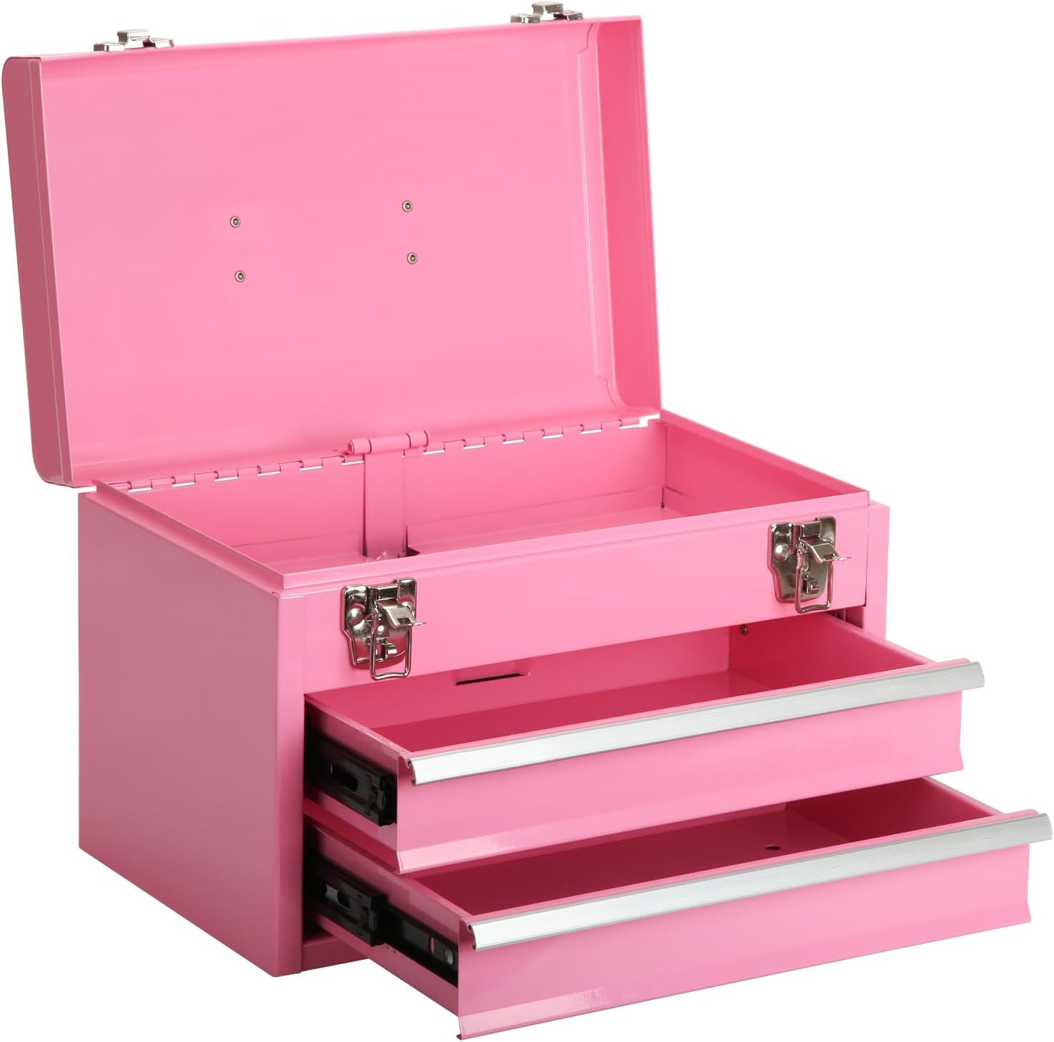 The Original Pink Box® 20-Inch Steel Toolbox, Pink | Portable, with ...