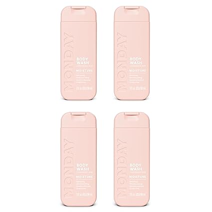 Amazon.com : MONDAY Body Wash Moisture Travel Pack -90ML (4 Pack ...
