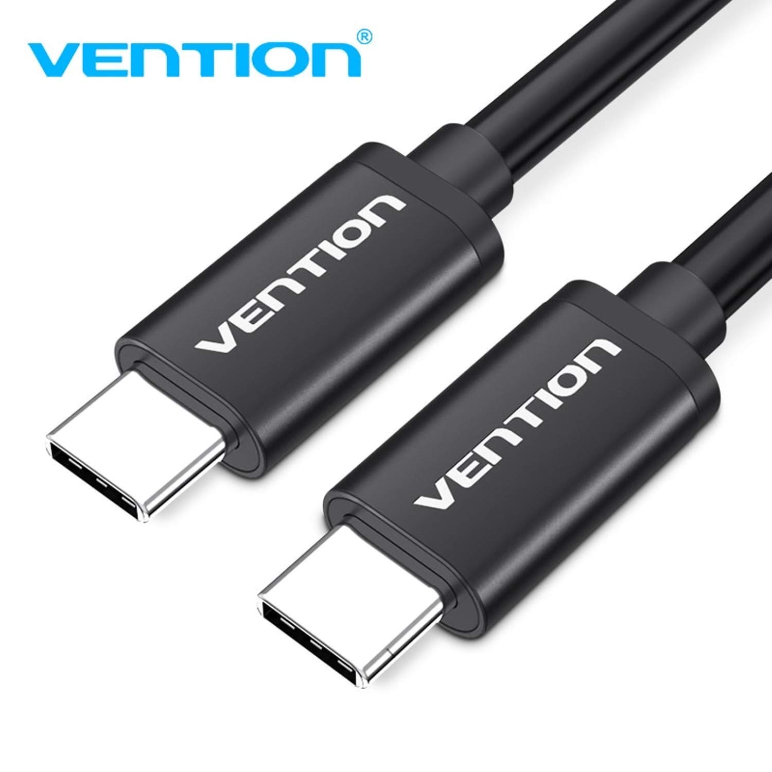 Vention Type-C Male to Type-C Male Cale 1.5M CAUBG (Black) - Buy Vention Type-C Male to Type-C ...