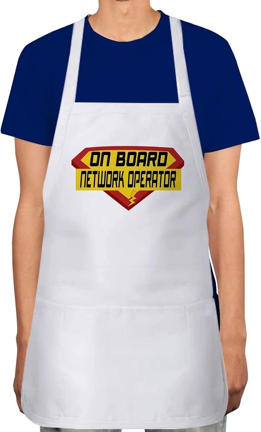 Amazon.com: Makoroni - ON BOARD NETWORK OPERATOR Career Apron ...
