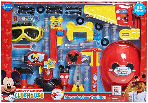 Disneys Mickey Mouse Club House 50 Piece Mousekadoer Tool Set Toys ...