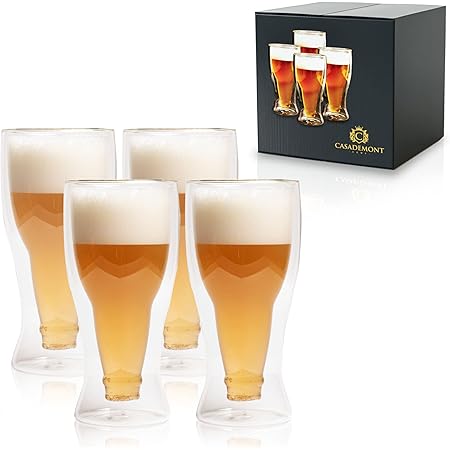 Amazon.com | ZWILLING Sorrento Double Wall Pint Glass, 4 Count (Pack of ...