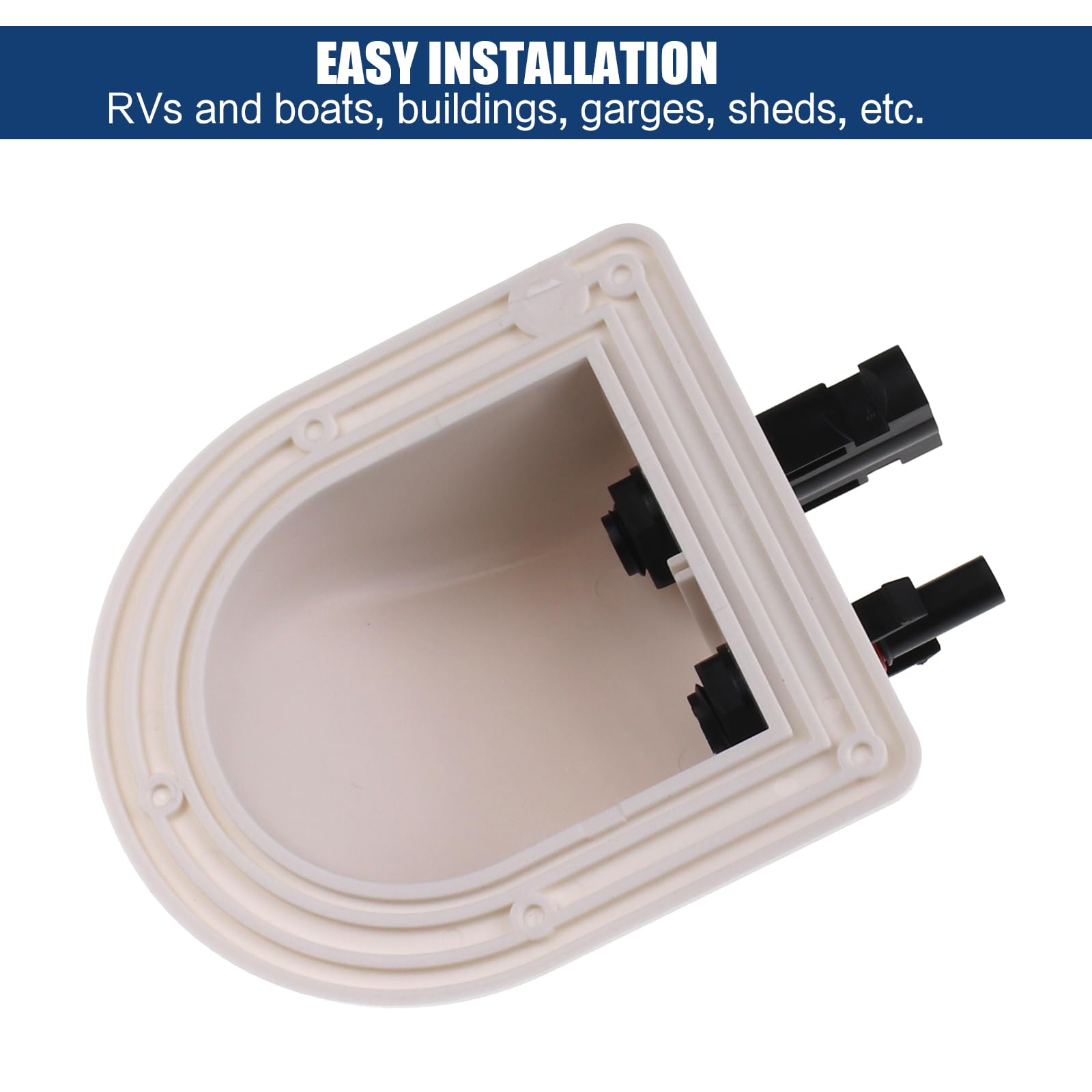 Snapklik.com : ZOOKOTO ABS UV Resistance Dual Cable Entry Housing ...