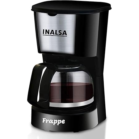 Buy Inalsa Frappe 5 Cup (0.6L) 650-Watt Coffee Maker with Anti Drip ...