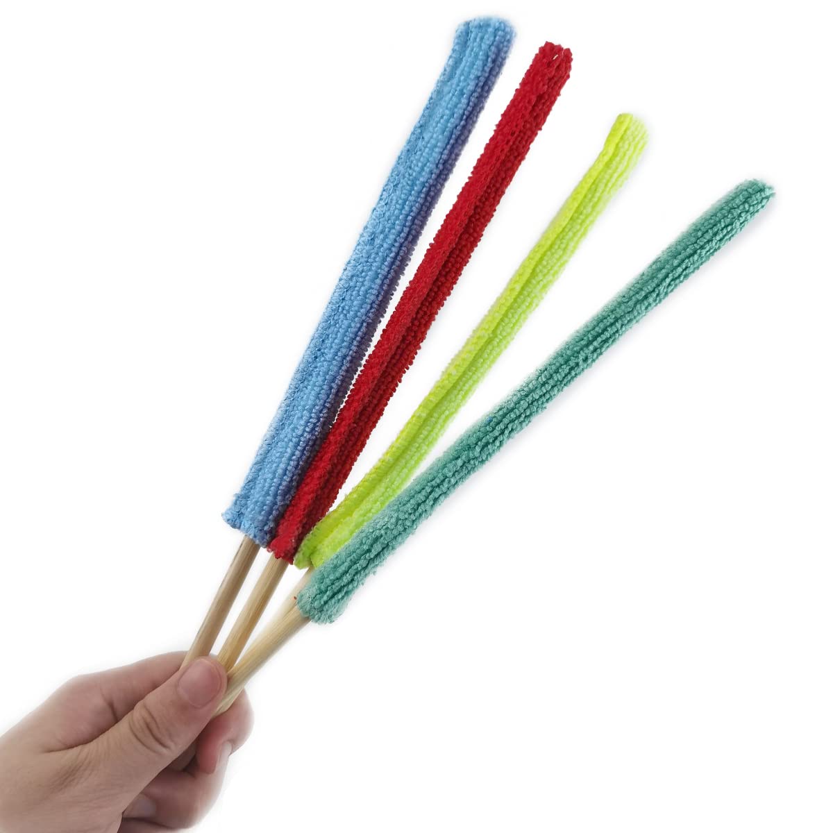 Snapklik.com : 30PCS Microfiber Detail Duster Sticks Crevice Cleaning ...