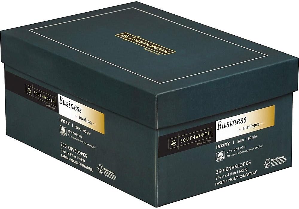 Amazon.com : Southworth Company Products - Resume Envelopes, Laser ...