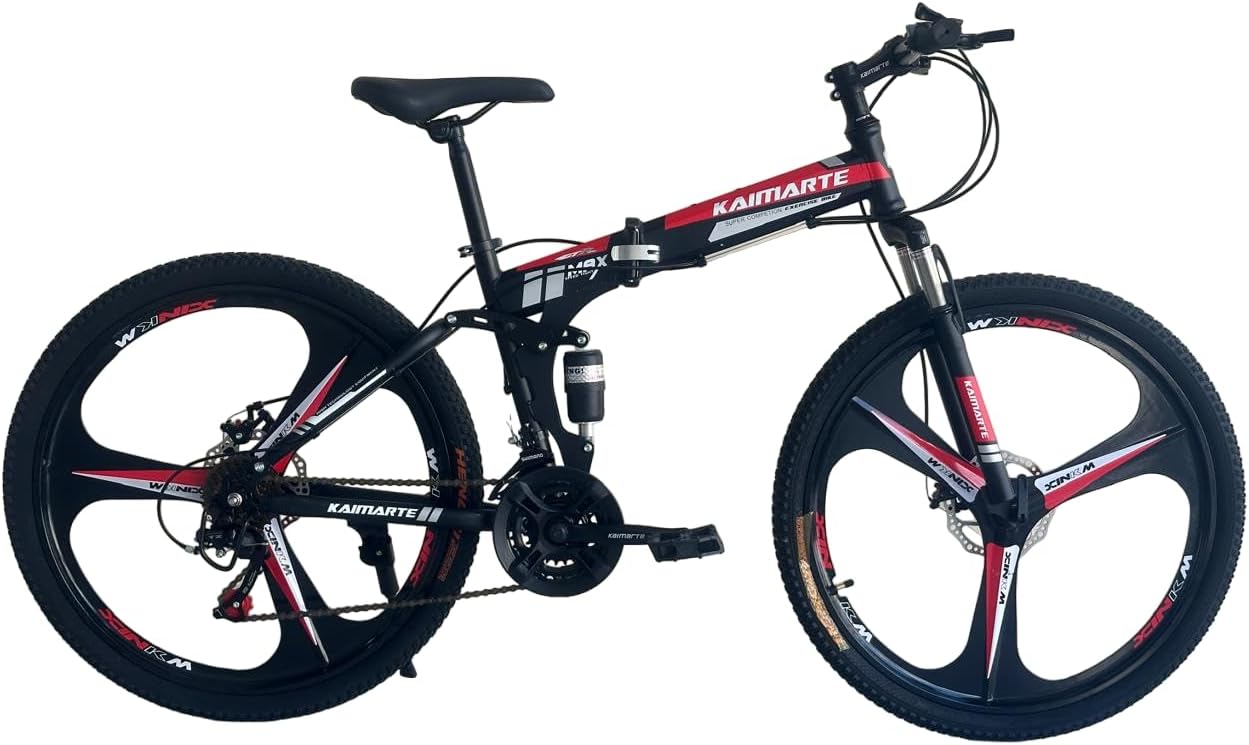 Folding Bike Shard 26 Inch, 21 Speed, Double Suspension, Alloy Wheel ...