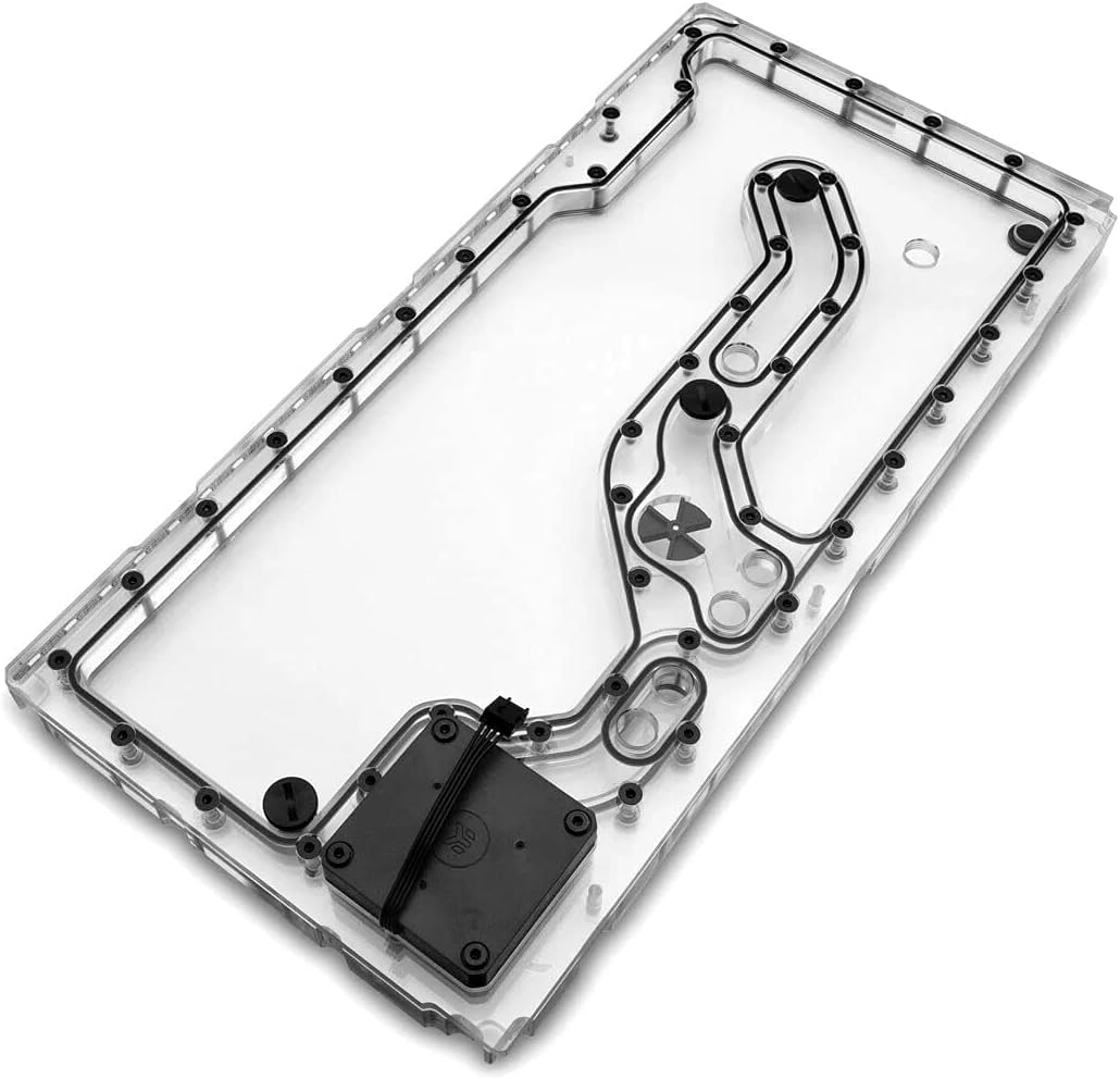 EK Water Blocks EK-Classic DP Front PC-O11D D-RGB + SPC PWM Distro ...