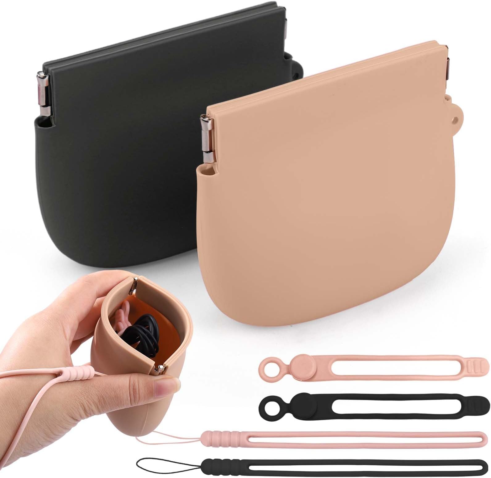 Amazon.com: Freewindo Silicone Headphone Organizer Wired Earbud Case ...