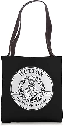 Amazon.com: Clan Hutton Scottish Thistle Highland Games Tote Bag ...